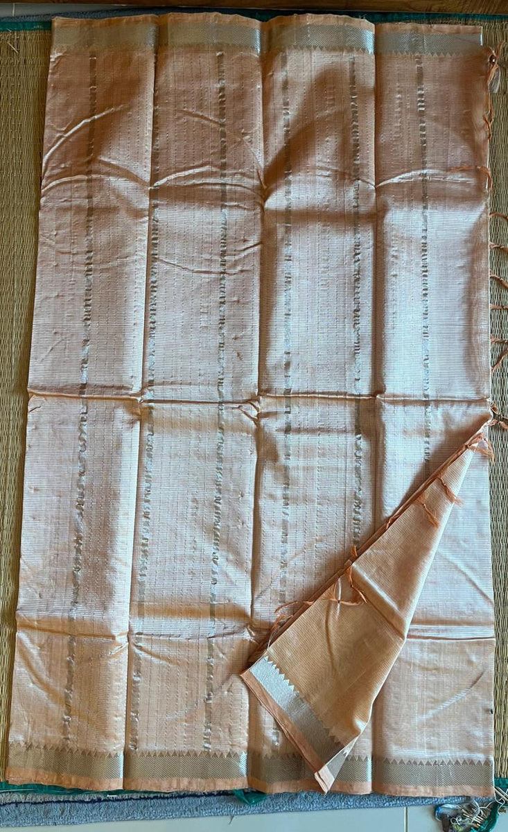Mangalgiri silk cotton small border saree - 15-03-SB-P-03-04 – Selai Nayaki